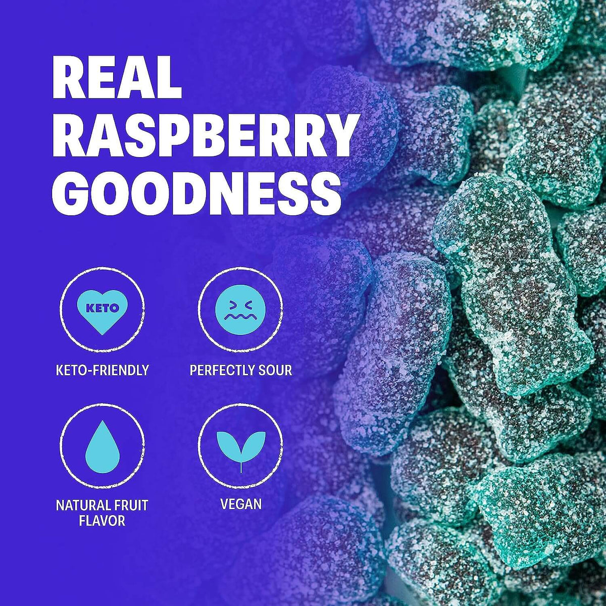 Super Sour Blue Raspberry – Shameless Snacks