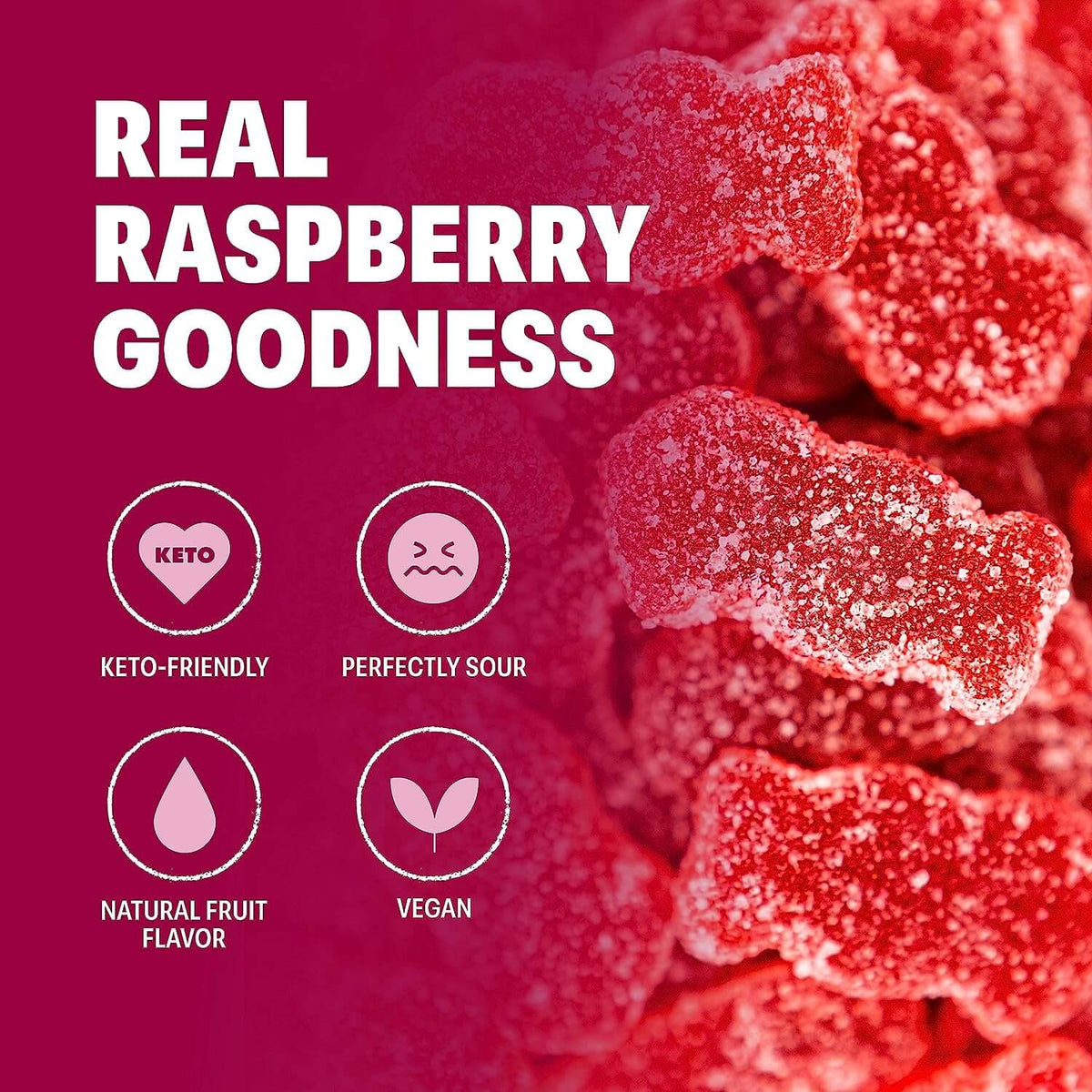 Red Raspberry Sour Scouts Gummies – Shameless Snacks